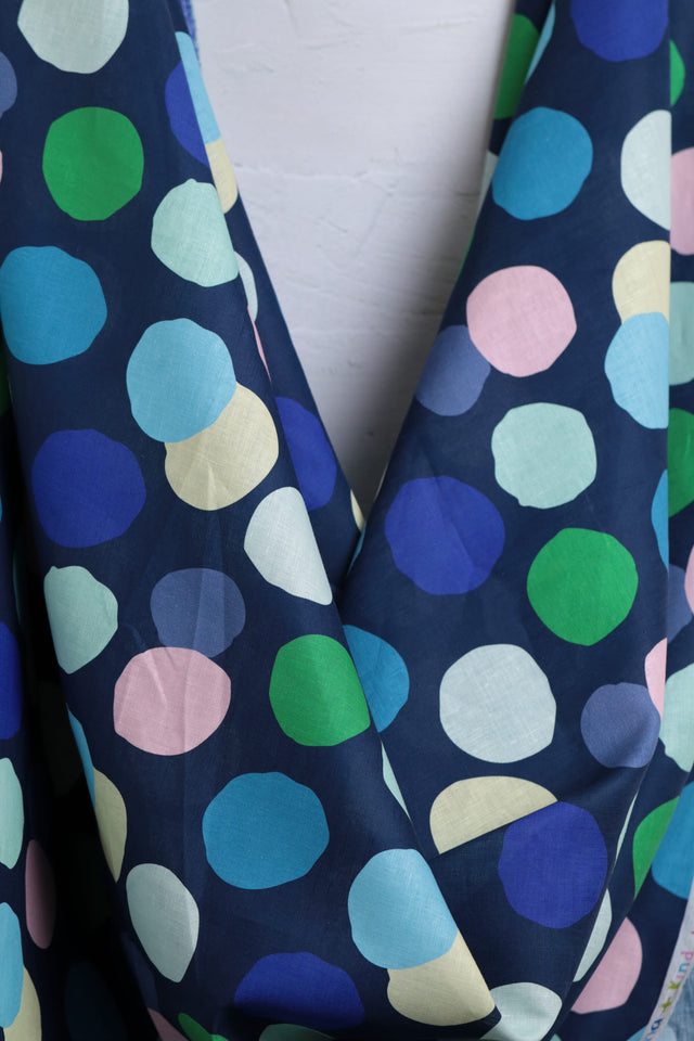 Karina+Kind Speckle Iris Printed Linen/Cotton – House of Cloth