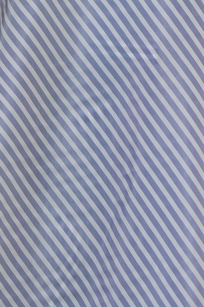 European Striped Lining Blue/White – House of Cloth